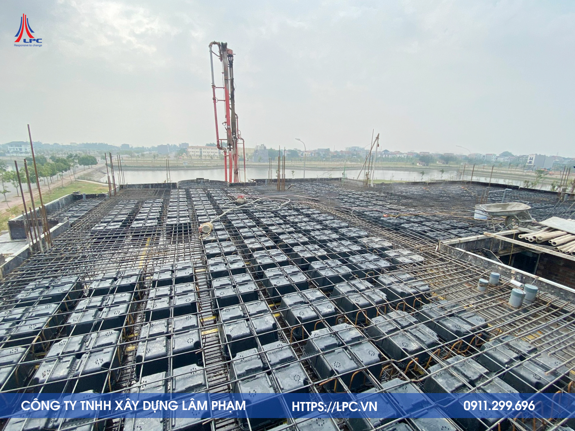 QUY TRÌNH THIẾT KẾ VÀ THI CÔNG SÀN PHẲNG KHÔNG DẦM UBOT | LPC Construction